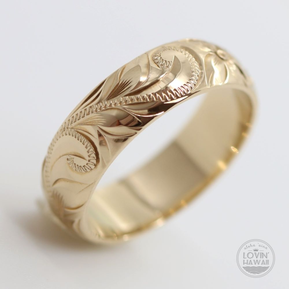 Hawaii Wedding Band | 14K Gold | Made in Hawaii – LovinHawaii
