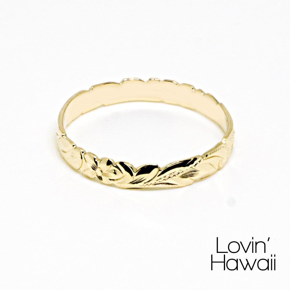 14K Gold Flower Wedding Ring | Made in Hawaii – LovinHawaii