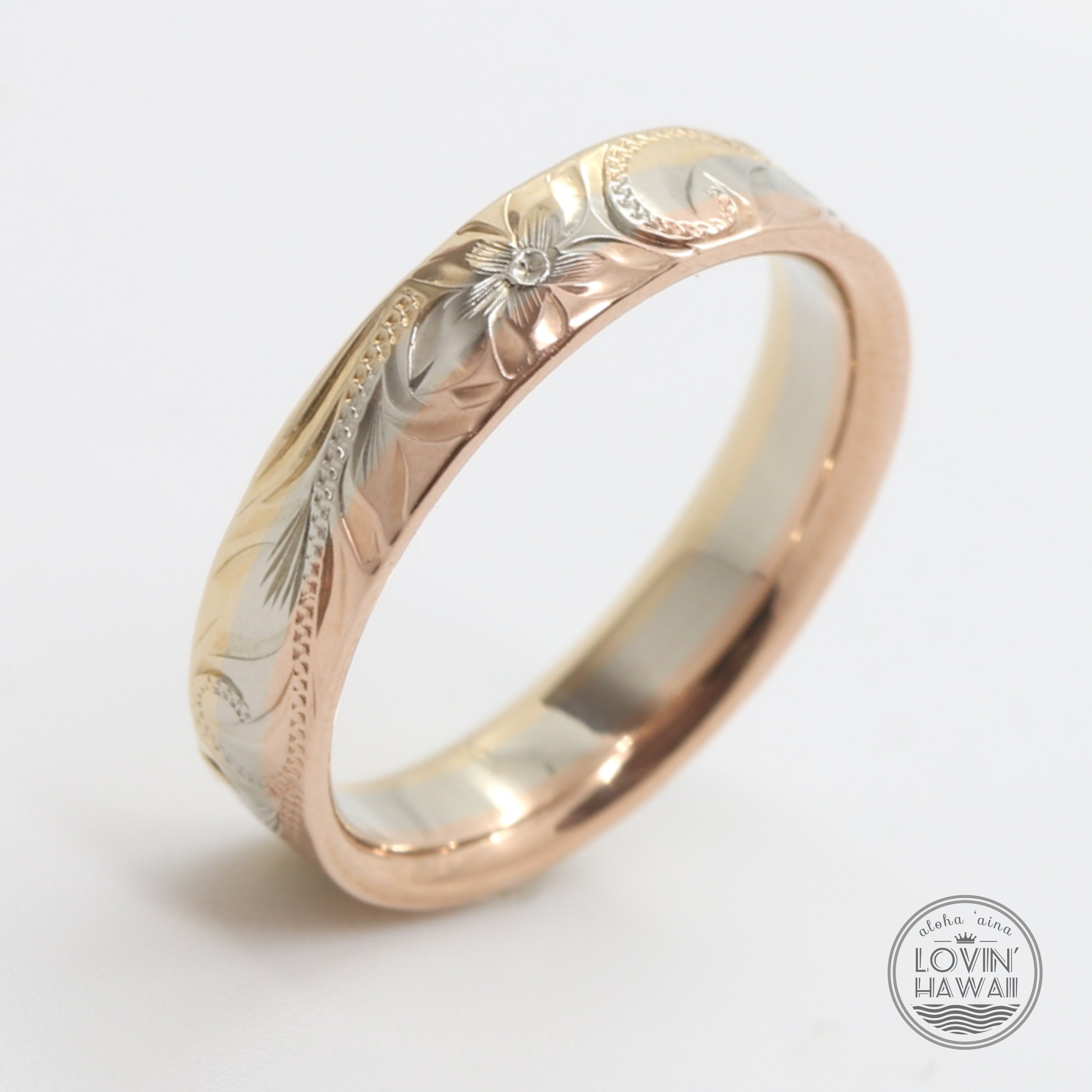 Hawaii Wedding ring | 14K Gold Wedding Bands Hawaii – LovinHawaii